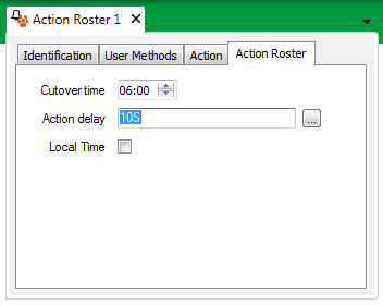 Alarm Redirection Guide - Example of Action Roster Configuration (Configure an Action Roster)